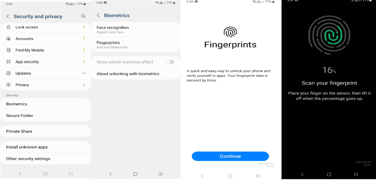 Samsung Galaxy M14 /Galaxy F14 5G Fingerprint Scanner Setup & Working ...